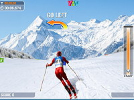 Slalom Ski Simulator | Free Online Sports Games | Minigames