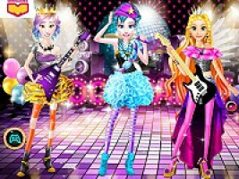 Princess Rock Star Party | Free Online Dress Up Games | Minigames